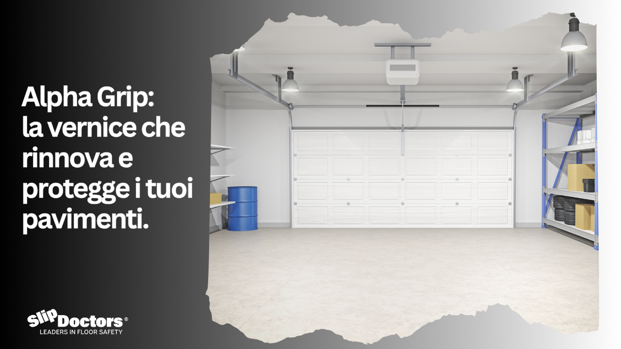 How to renew and make floors safe with Alpha Grip: practical example b